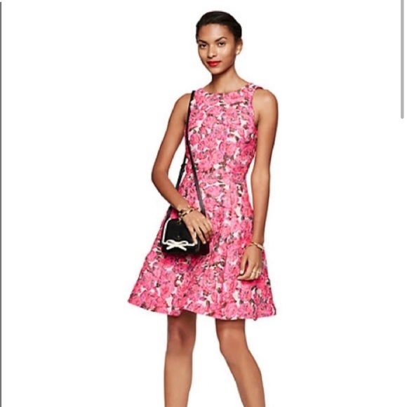 kate spade | Dresses | Kate Spade Rose Floral Brocade Dress | Poshmark
